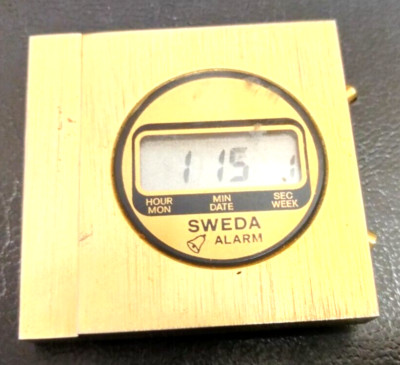 Vtg SWEDA Alarm Clock Mini Miniature Tiny Travel Vintage - As Is 46083 ...