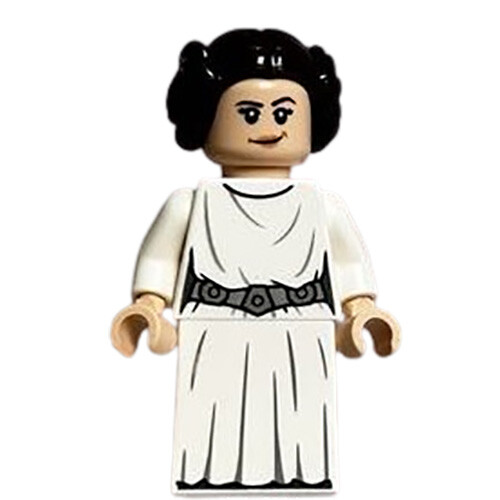 LEGO Minifigure - Star Wars - PRINCESS LEIA (White Dress) - Mint Mini ...