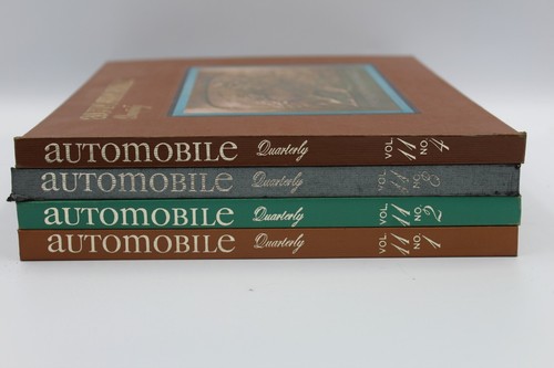 Automobile Quarterly Volume 11 Full Set No.s 1,2,3,4 - Hardcover Auto ...