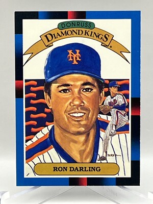1988 Donruss Baseball Card Diamond Kings #6 Ron Darling - New York Mets ...