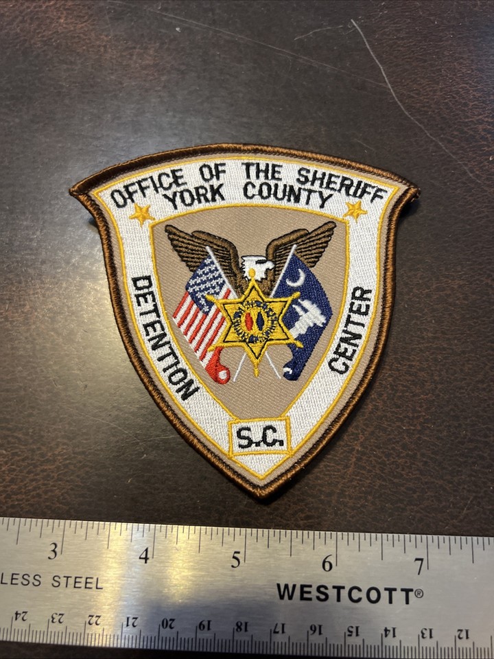 Vintage Obsolete Jail Prison Sheriff Department Patch York Co South ...