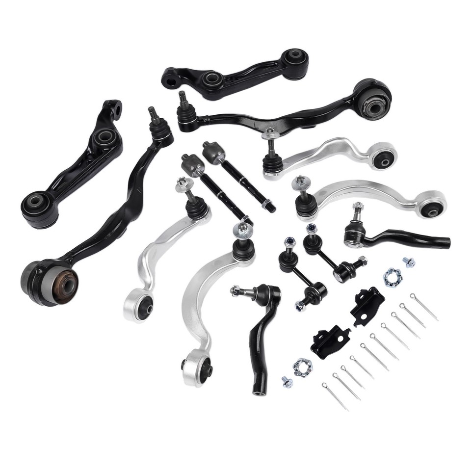 Front Upper & Lower Control Arms Links Tie Rod Kit for 2007-2017 Lexus ...