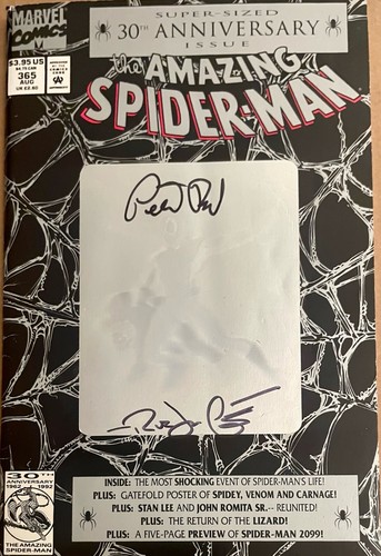 Amazing Spider-Man #365 SIGNED Peter David Rick Leonardi Marvel 1st app ...