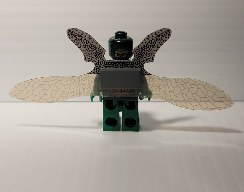 Lego Justice League Minifigure PARADEMON (DARK GREEN) extended wings ...