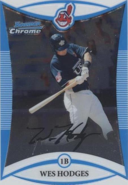 2008 Bowman Draft Picks & Prospects - Prospects Wes Hodges #BDPP79 ...