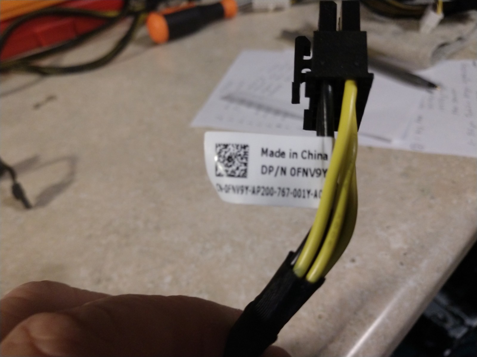 NEW UNUSED Dell T7920 Workstation 8 pin to 6+2 pin graphics card cable ...