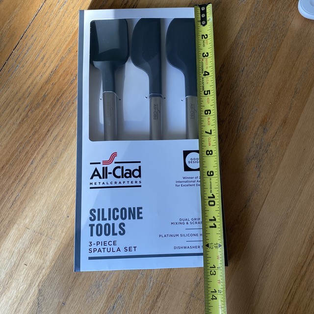 All-Clad Metalcrafters Silicone Tools 3pc Spatula Set - for sale online ...