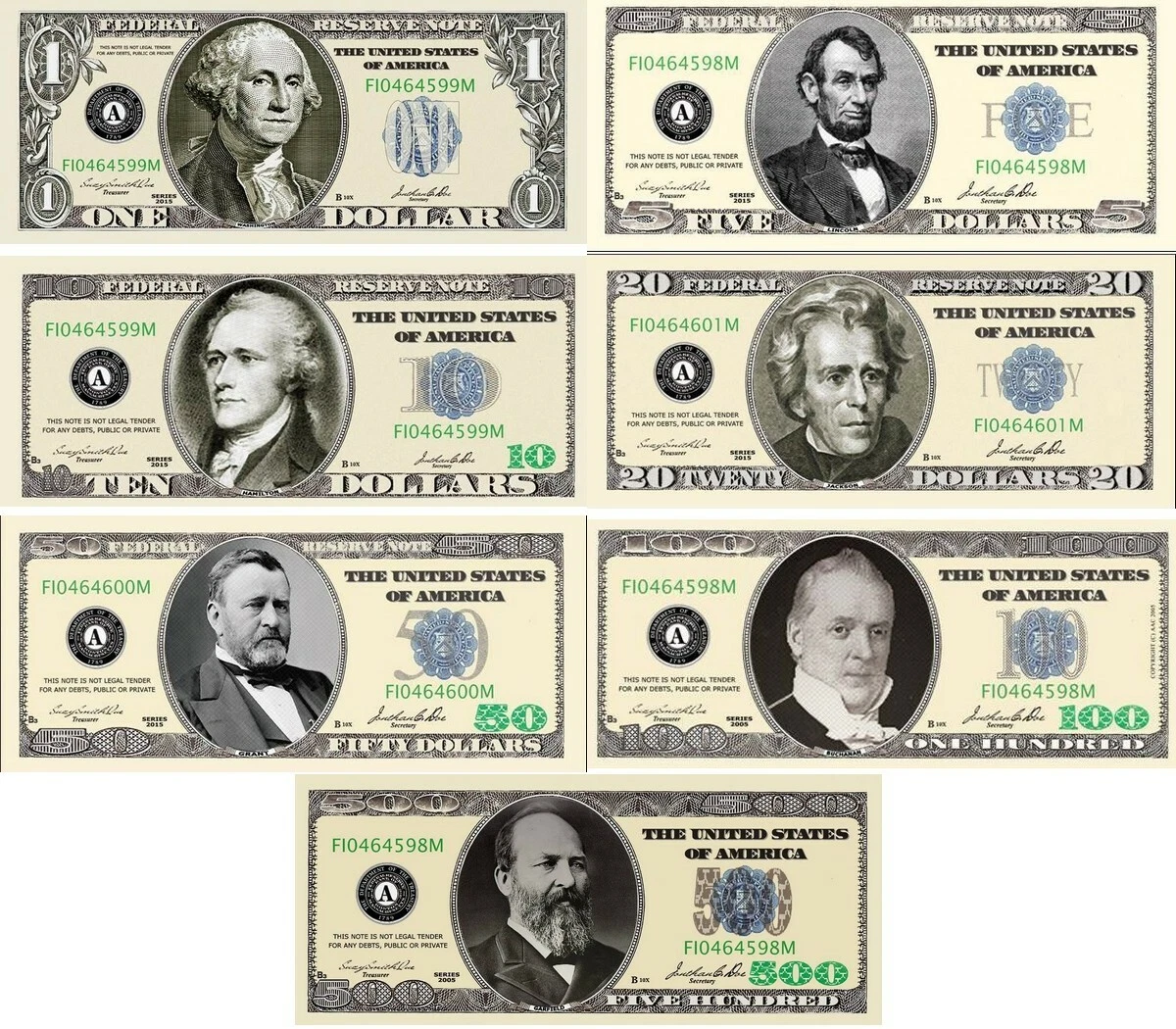 All American Money Bills