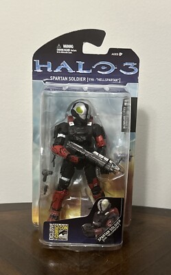 McFarlane Halo 3 SDCC Spartan Soldier EVA Hellspartan 2008 Comic Con ...