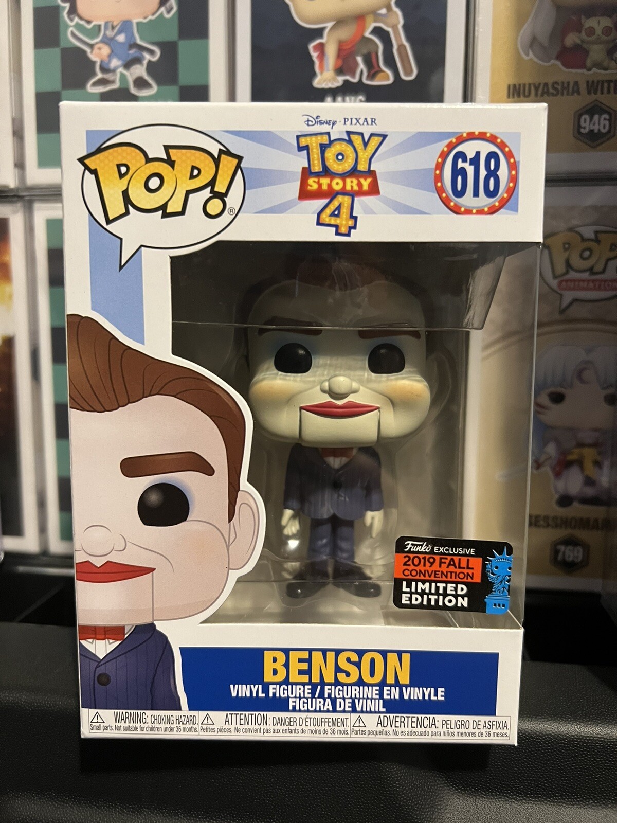 Funko Pop! Movies: Toy Story 4 - 618 Benson 2019 Fall Convention ...