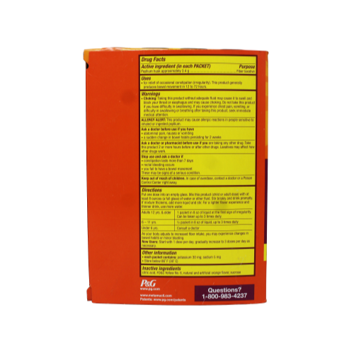 5 Pack - Metamucil Smooth Texture Fiber Powder Packets, Orange, 30 Each ...