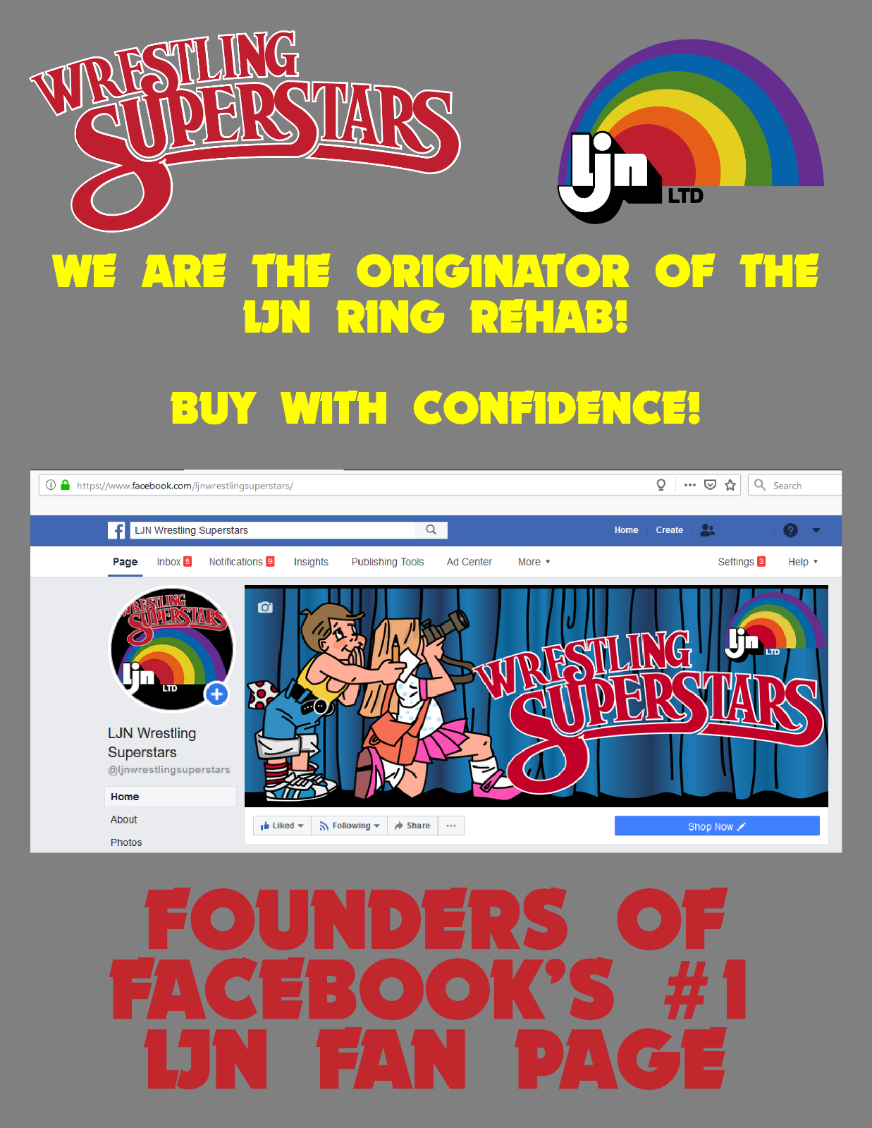 APRON Replacement Stickers for LJN Wrestling Ring - WWF WWE Custom | eBay