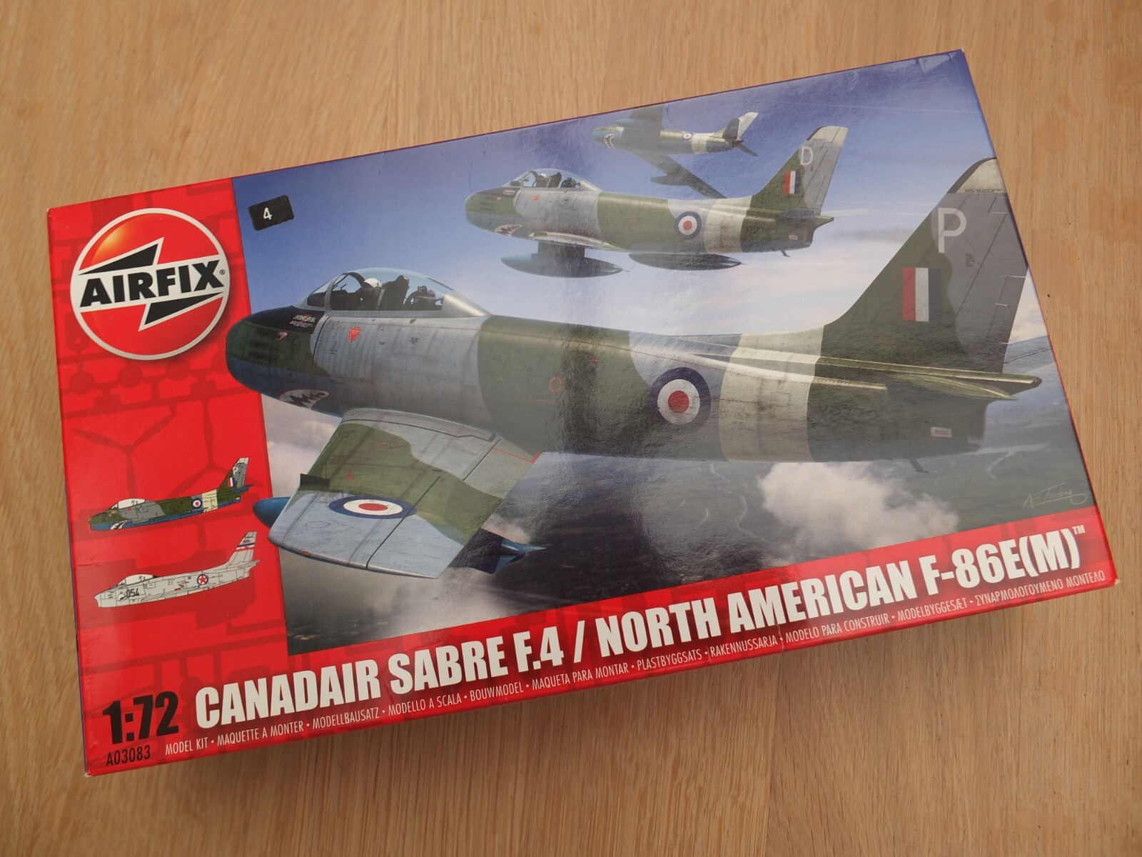 AIRFIX A03083 - RAF CANADAIR SABRE F.4 / NORTH AMERICAN F-86E M - 1/72 MODEL KIT | eBay