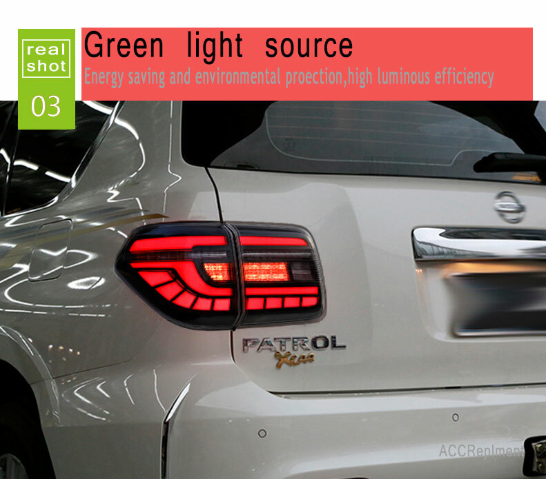 2017-2020 Nissan Armada Smoked LED Tail Lights Assembly For Nissan ...