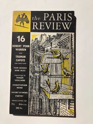 PARIS REVIEW # 16 SPRING 1957 1st Ed. Capote Interview. George Plimpton ...