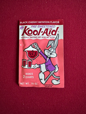 1960's,Kool-Aid, "Un-Opened" Black Cherry Packet - Bugs Bunny (Scarce / Vintage) | eBay