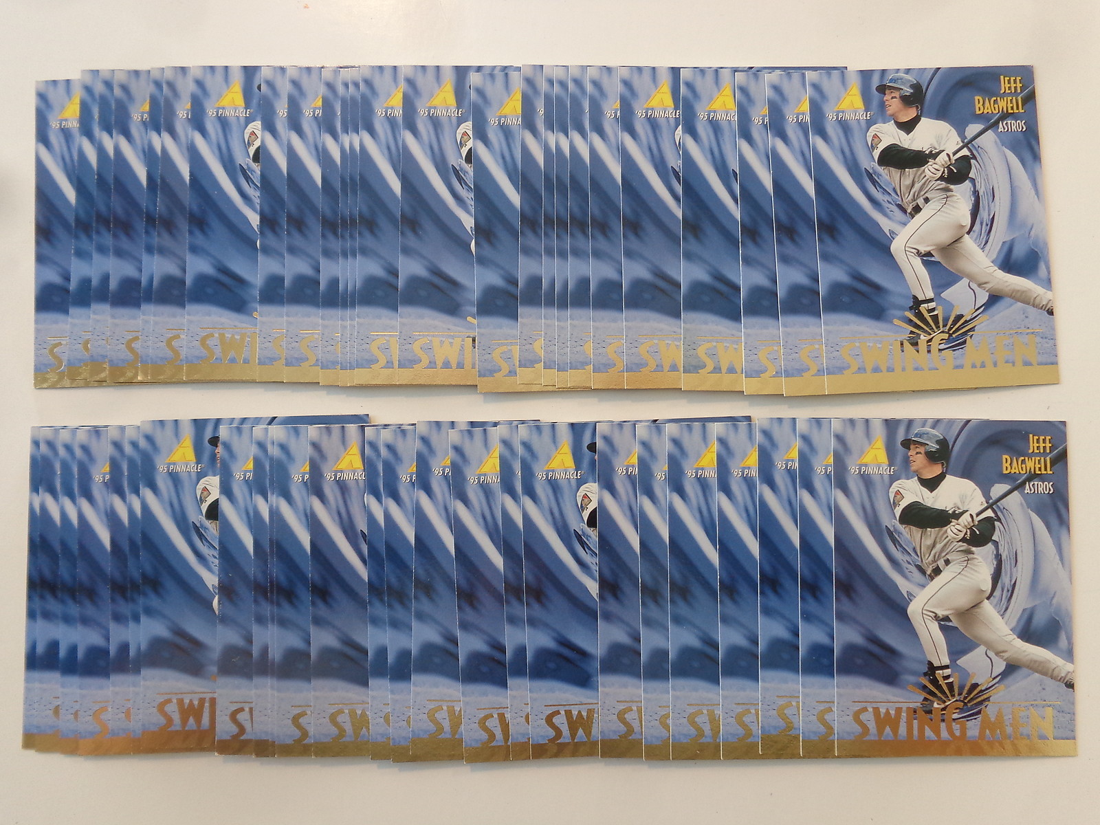 Jeff Bagwell 1995 Pinnacle 'Swing Men' Baseball Card #301 - 50 Card Lot ...