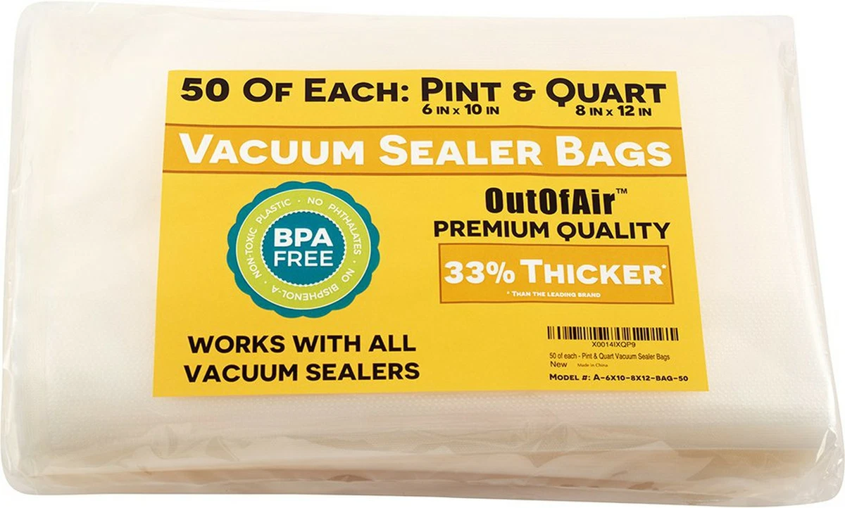 Commercial Grade Vacuum Bags Vacuum Sealer Bag Rolls | 28cm By 40m Sous ...