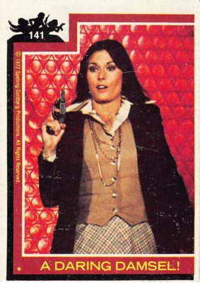 1977 Charlie's Angels Series 4 Sticker Card # 141 A DARING DAMSEL | eBay