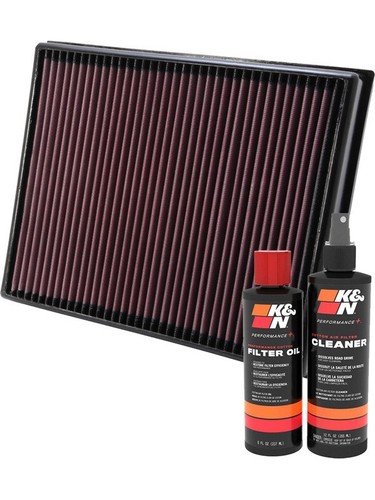 K&N Air Filter 33-2983 + Recharge Kit fits Volkswagen Amarok 2.0 S1B ...