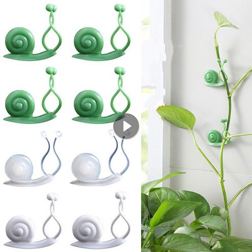 10 Pcs Garden Plant Clips Snail Ring Seeding Reusable Plant Support ...