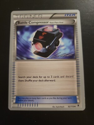 Pokemon TCG Card 2014 XY Phantom Forces - Battle Compressor 92/119 WC ...