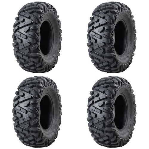 (4 Pack) Tusk TriloBite Tire 25x8-12 For Bombardier Outlander 330 2x4 H ...