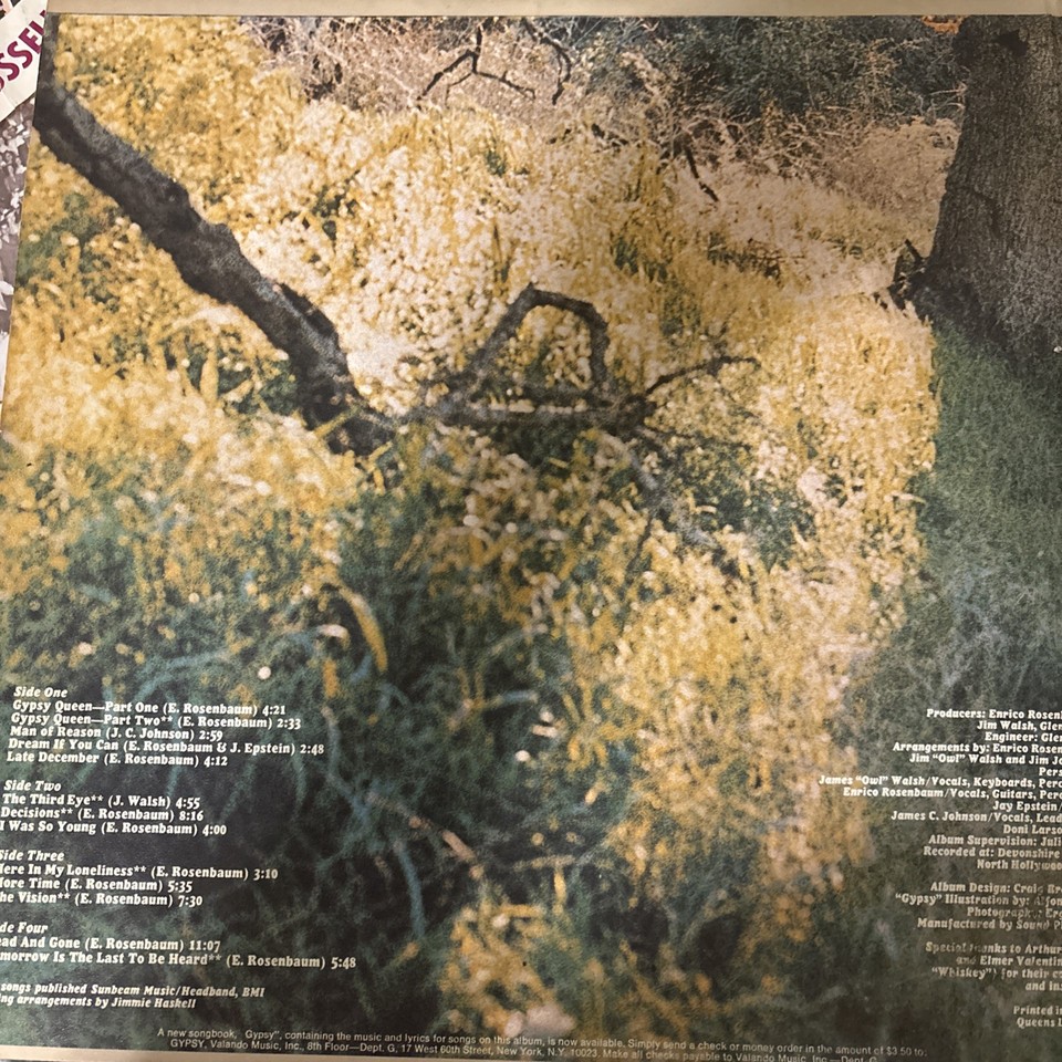 Gypsy - Self Titled LP - 1970 Vinyl Double Album - Cognito COG 0006 | eBay