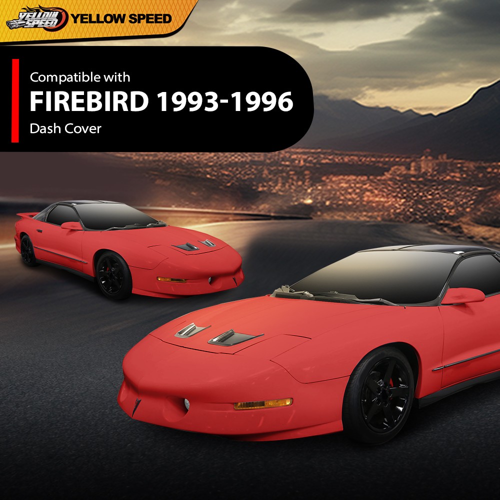 Fit For 1993-1996 Pontiac Firebird Dashboard Dash Cover Cap Overlay ...