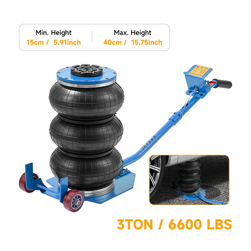 3Ton/6600LBS Air Jack Car SUV Pneumatic Jack Compressed Air Quick Lifting | eBay UK