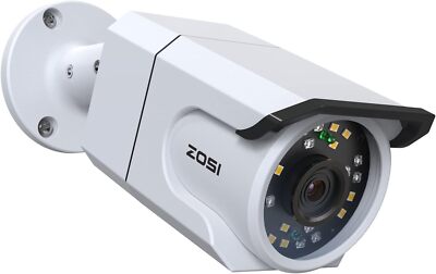 ZOSI 4K 8MP PoE Security IP Camera Add-on Smart Light Alarm Human ...