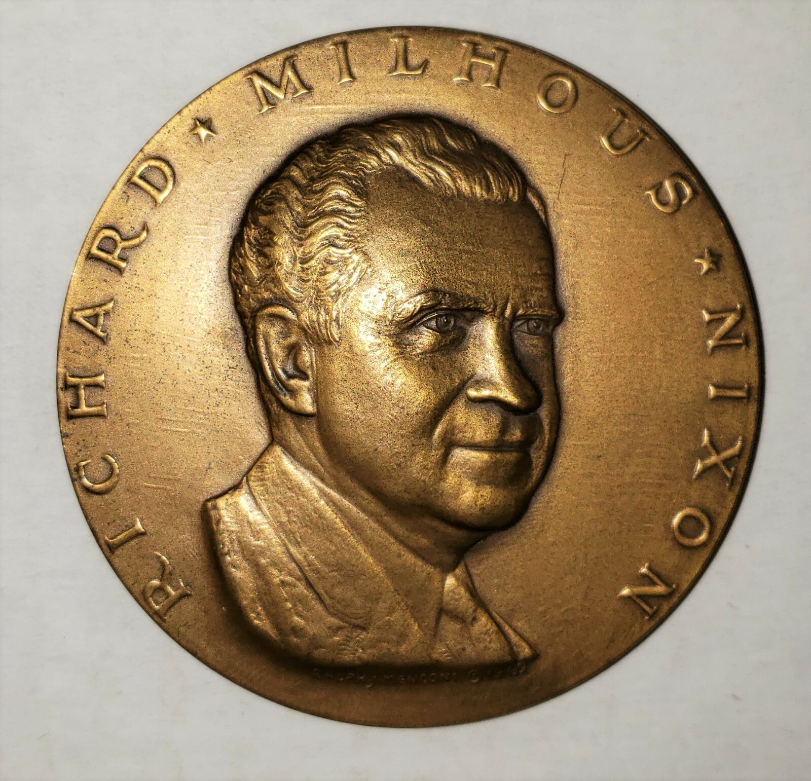 Vintage RICHARD MILHOUS NIXON 37th President of US 1969 Inaugurated ...