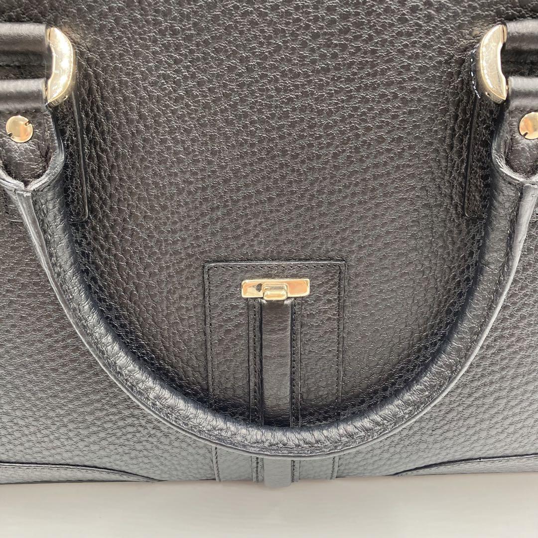 GUCCI Interlocking Briefcase Business Bag Black Leath… - Gem