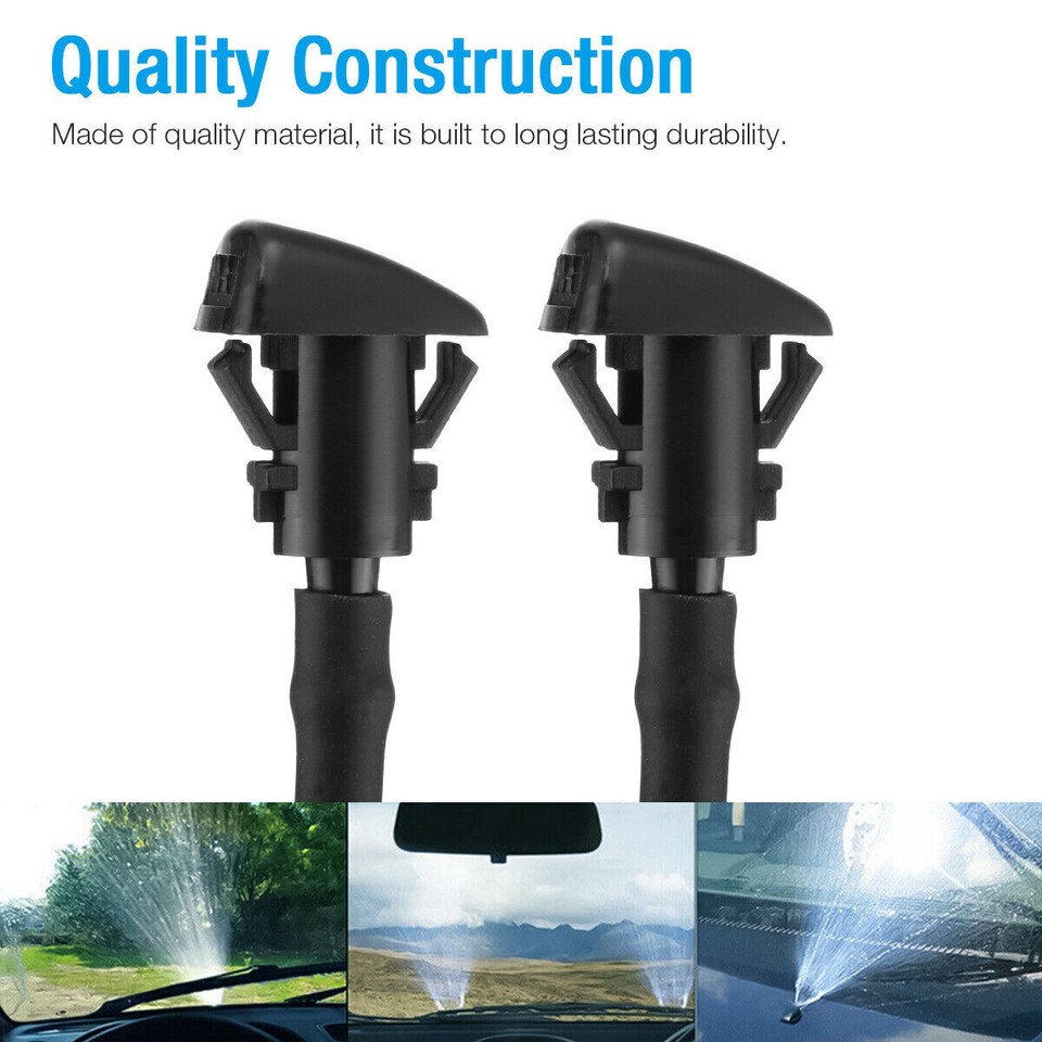 Universal Car Windshield Wiper Washer Squirter Nozzle Spray Jet Kit ...