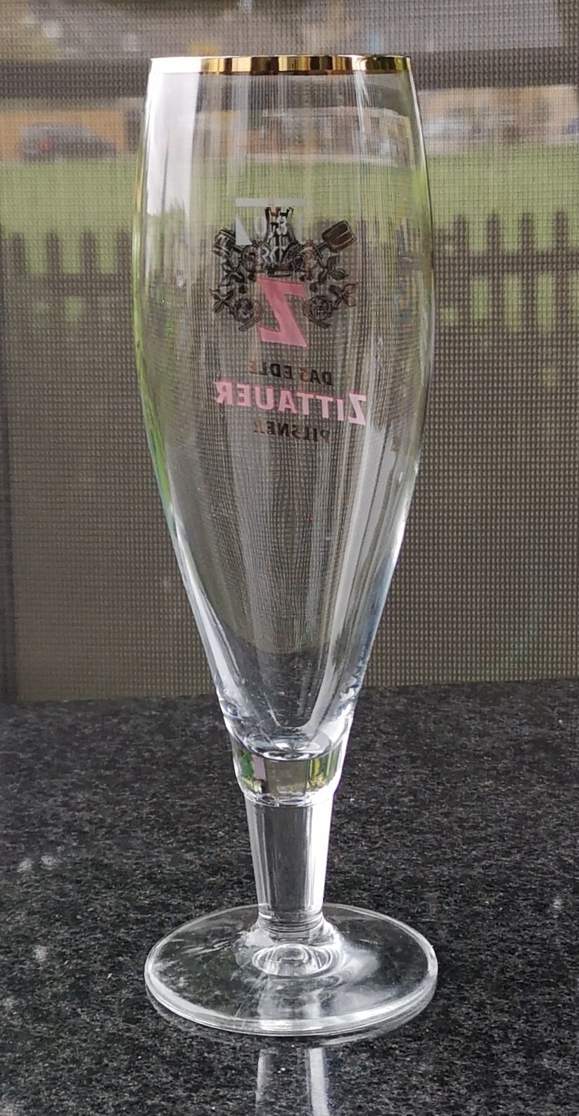 Das edle Zittau er Pilsner 0,3 l Bier Glas Bürgerbräu rote Z 1993 ...