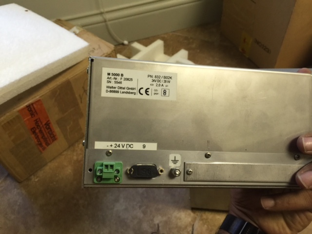 Dittel M5000 M controller and the op panel M5000 B - two units together ...