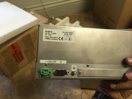 Dittel M5000 M controller and the op panel M5000 B - two units together ...