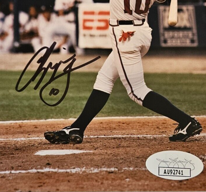 Chipper Jones Signed Atlanta Braves 4x6" Photo JSA | eBay