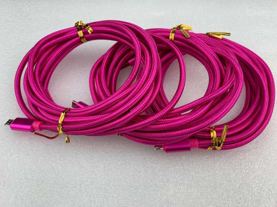 3Pack 10ft Micro USB Charger Fast Charging Cable Cord For Samsung ...