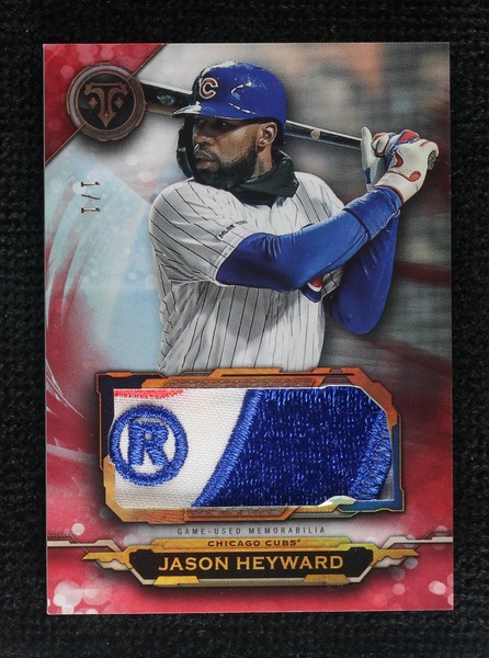 2019 Topps Triple Threads - Single Jumbo Relics Ruby #SJR-JHE3 Jason ...
