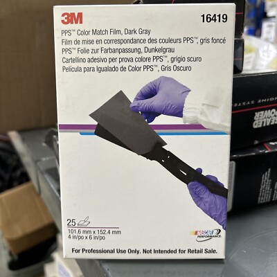 3M 16419, PPS Color Match Film / Dark Gray (Qty:25) | eBay