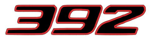 Two-Color 392 Decal Fits Hemi 6.4 ScatPack SRT Durango Charger ...