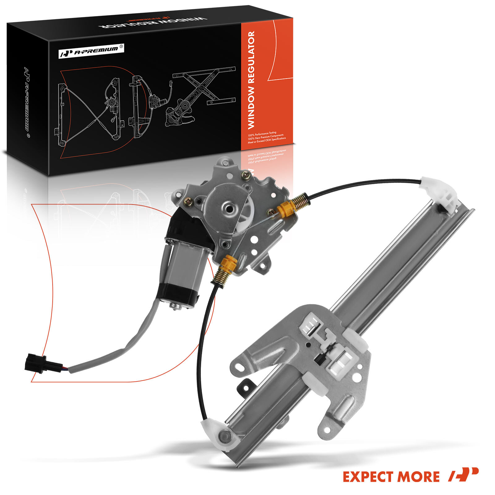A-Premium Rear Right Power Window Regulator w/ Motor for Nissan Altima ...