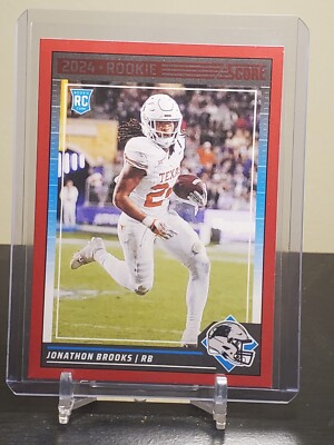 2024 Score - JONATHAN BROOKS - Red - Panthers Rookie RC #365 | eBay