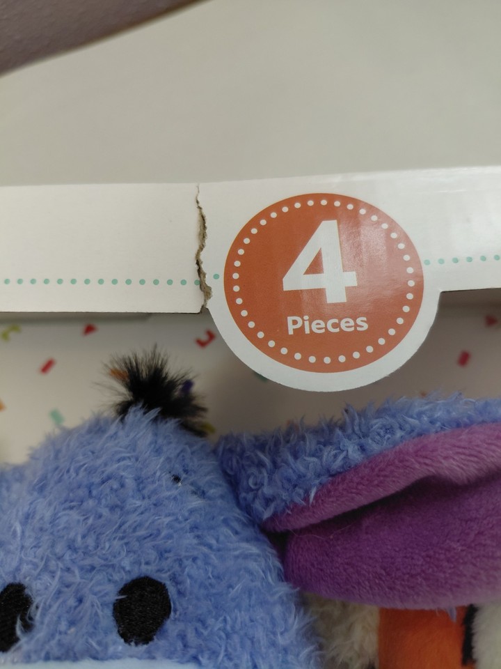 New Disney Baby Cuteeze Set Winnie the Pooh Piglet Eeyore Tigger ...