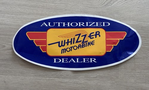 Vintage Whizzer Bicycle Engine Motorbike Authorized Dealer Store Decal ...