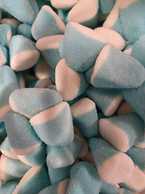 Blue Raspberry Puffs Gummy Gummies Candy Candies 5 Pounds Free Shipping ...