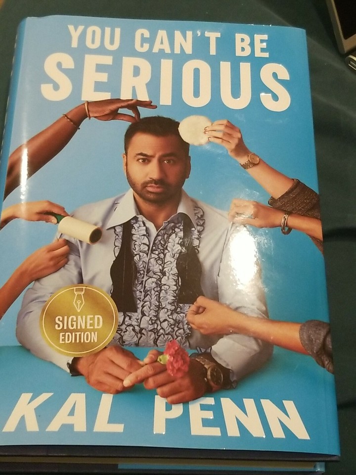kal penn signed book autographed you cant be serious harold and kumar ...