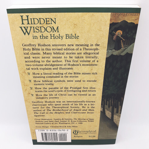 Hidden Wisdom in the Holy Bible by Geoffrey Hodson: Volume 1 (New ...
