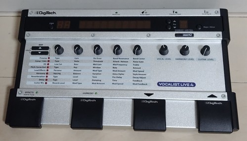 Digitech Vocalist Live 4 Vocal Effects Pedal not tested free shipping ...
